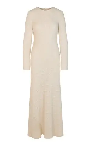 HEIRLOME Mercedes Bouclé Dress - Ivory