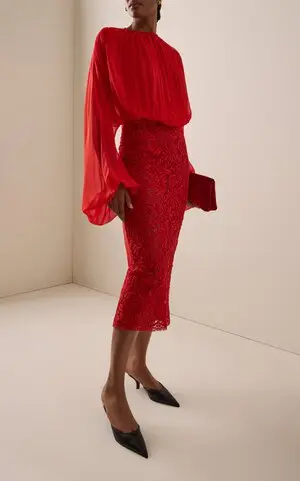 FRANCESCA MIRANDA Aire Forma Silk Top