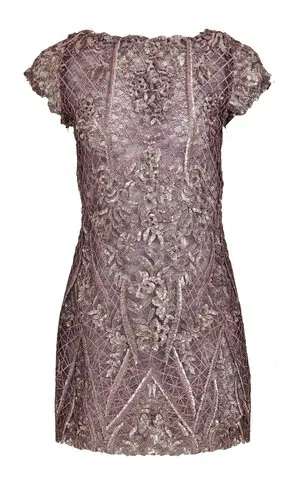 FRANCESCA MIRANDA Lora Mini Dress - Purple