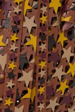 Gabriela Hearst Nuria Patchwork Stars Trench Coat