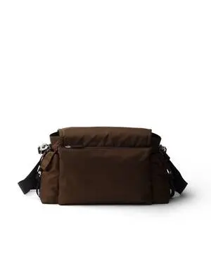 Prada Re-nylon And Leather Bag - Brown