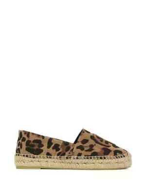 ANINE BING Paloma Leopard-print Espadrilles - Neutrals