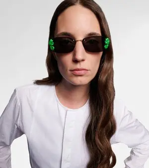 Dior Clover S1u Rectangular Sunglasses