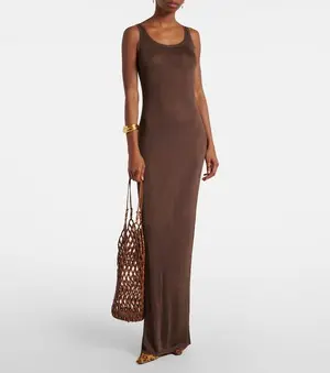 Saint Laurent Beaded Tote Bag