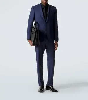 Canali Leather Oxford Shoes