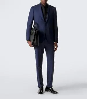 Canali Leather Oxford Shoes