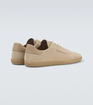 Zegna Suede Lace-up Sneakers - Beige
