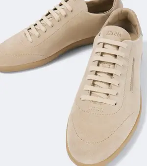 Zegna Suede Sneakers - Beige