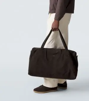 Zegna Leather Duffle Bag