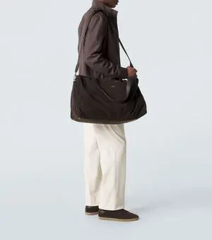 Zegna Leather Duffle Bag