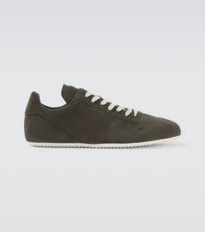 Rick Owens Minimal Suede Sneakers - Grey