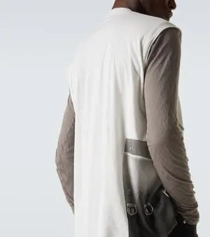 Rick Owens Jumbo Printed Cotton Jersey Tank Top