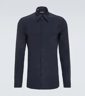 Dolce & Gabbana Silk Crêpe De Chine Shirt - Black