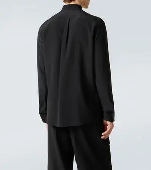 Dolce & Gabbana Silk Crêpe De Chine Shirt - Black