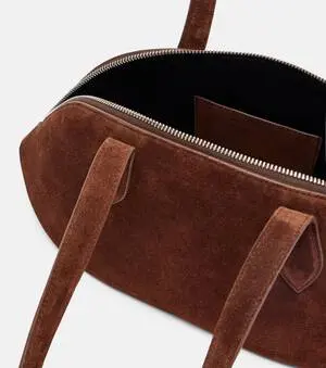 AESTHER EKME Cosmo Suede Bowling Bag - Brown