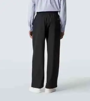 AMI Paris Virgin Wool Gabardine Straight Trousers