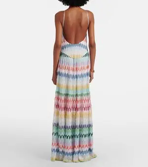 Missoni Halterneck Lamé Maxi Dress