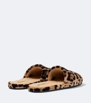 Dolce & Gabbana Leopard-print Slippers