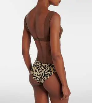 Marysia Antibes Scalloped Bikini Bottoms - Brown