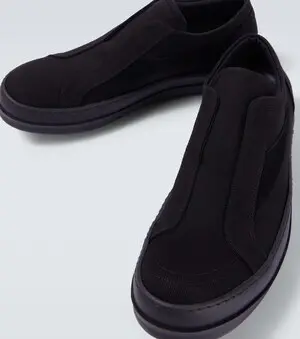 Rick Owens Vintage Slip-on Sneakers - Black