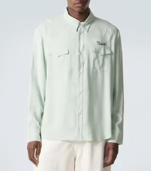Visvim Four Corners Printed Canvas Shirt