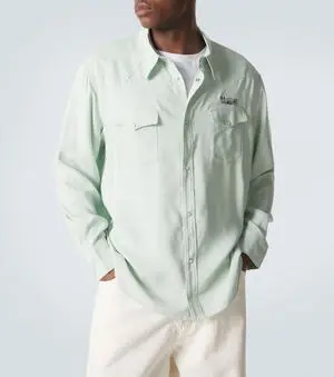 Visvim Four Corners Printed Canvas Shirt