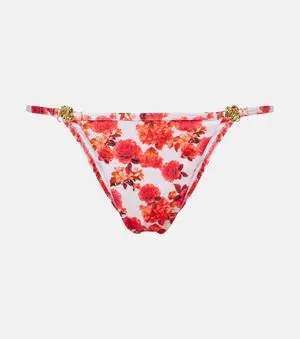 BANANHOT Emi Floral Bikini Bottoms Red