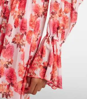 BANANHOT Berta Floral Beach Cover-up - Red