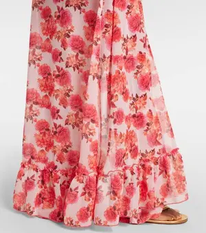 BANANHOT Berta Floral Beach Cover-up - Red