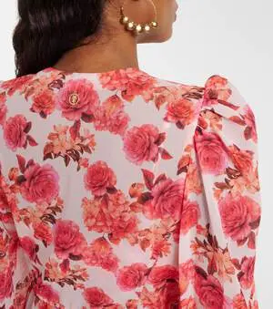 BANANHOT Berta Floral Beach Cover-up - Red