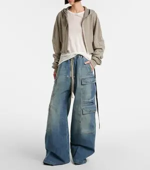 Rick Owens Jumbo Belas Cargo Jeans - Blue