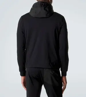 Prada Re-nylon And Cotton-blend Hoodie
