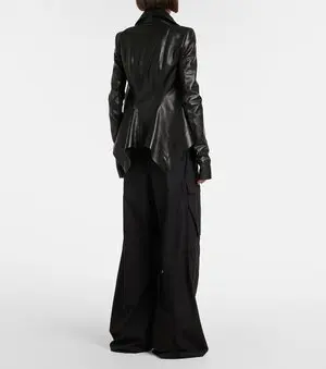 Rick Owens Jumbo Belas Cotton Cargo Pants - Black