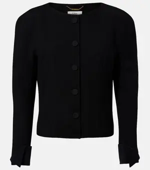 Chloé Virgin Wool Crêpe Cardigan