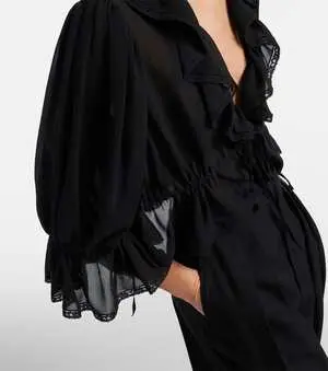 Chloé Ruffled Silk Blouse