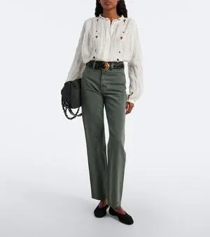 SLVRLAKE London Straight Jeans - Green