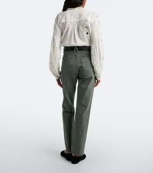 SLVRLAKE London Straight Jeans - Green