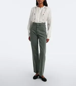 SLVRLAKE London Straight Jeans - Green