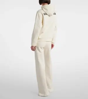 Balenciaga Cotton Jersey Sweatpants - White