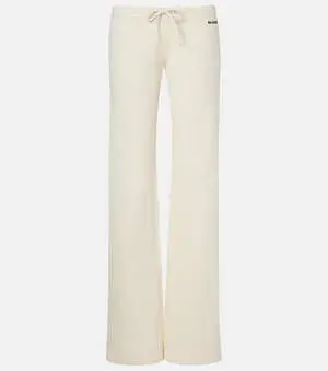 Balenciaga Cotton Jersey Sweatpants - White