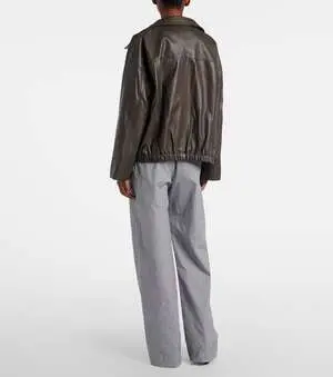RÓHE Checked Cotton-blend Pajama Pants