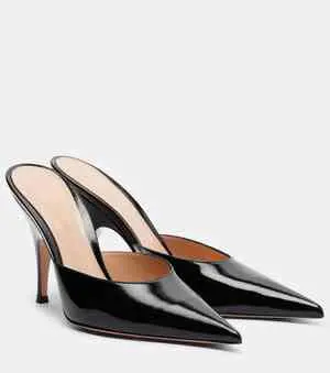 GIANVITO ROSSI Leather Mules