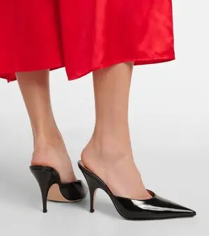 GIANVITO ROSSI Leather Mules