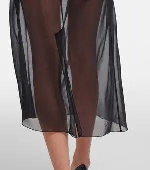 Prada Sheer Midi Skirt