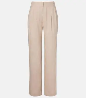 Asceno Rivello Wide-leg Linen Pants