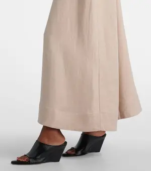 Asceno Capri Linen Maxi Dress