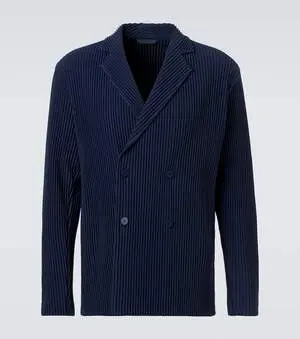 Issey Miyake Homme Plissé Tailored Pleats 1 Double-breasted Blazer
