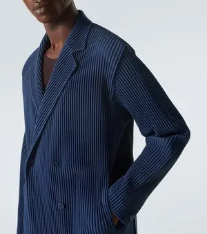 Issey Miyake Homme Plissé Tailored Pleats 1 Double-breasted Blazer