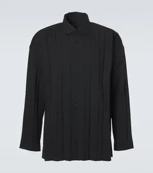Issey Miyake Homme Plissé Edge Ensemble Pleated Shirt