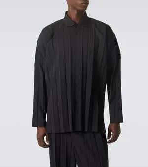 Issey Miyake Homme Plissé Edge Ensemble Pleated Shirt